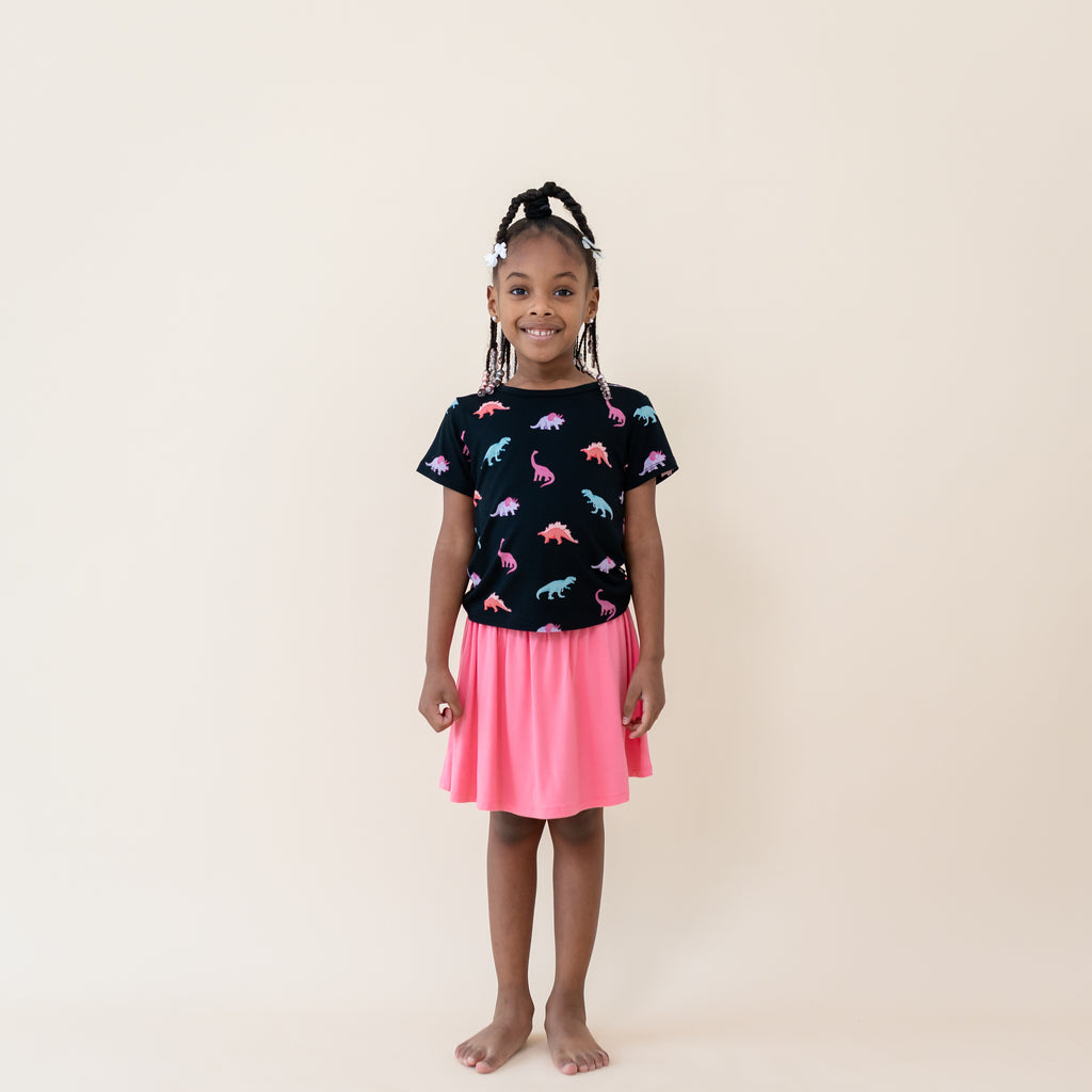 Toddler Basic Tee in Midnight Roar