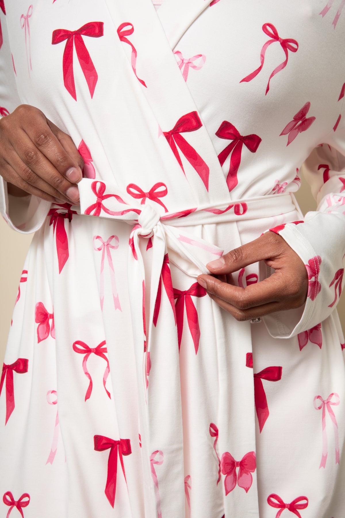 Women's Lounge Robe in Big Love Bow