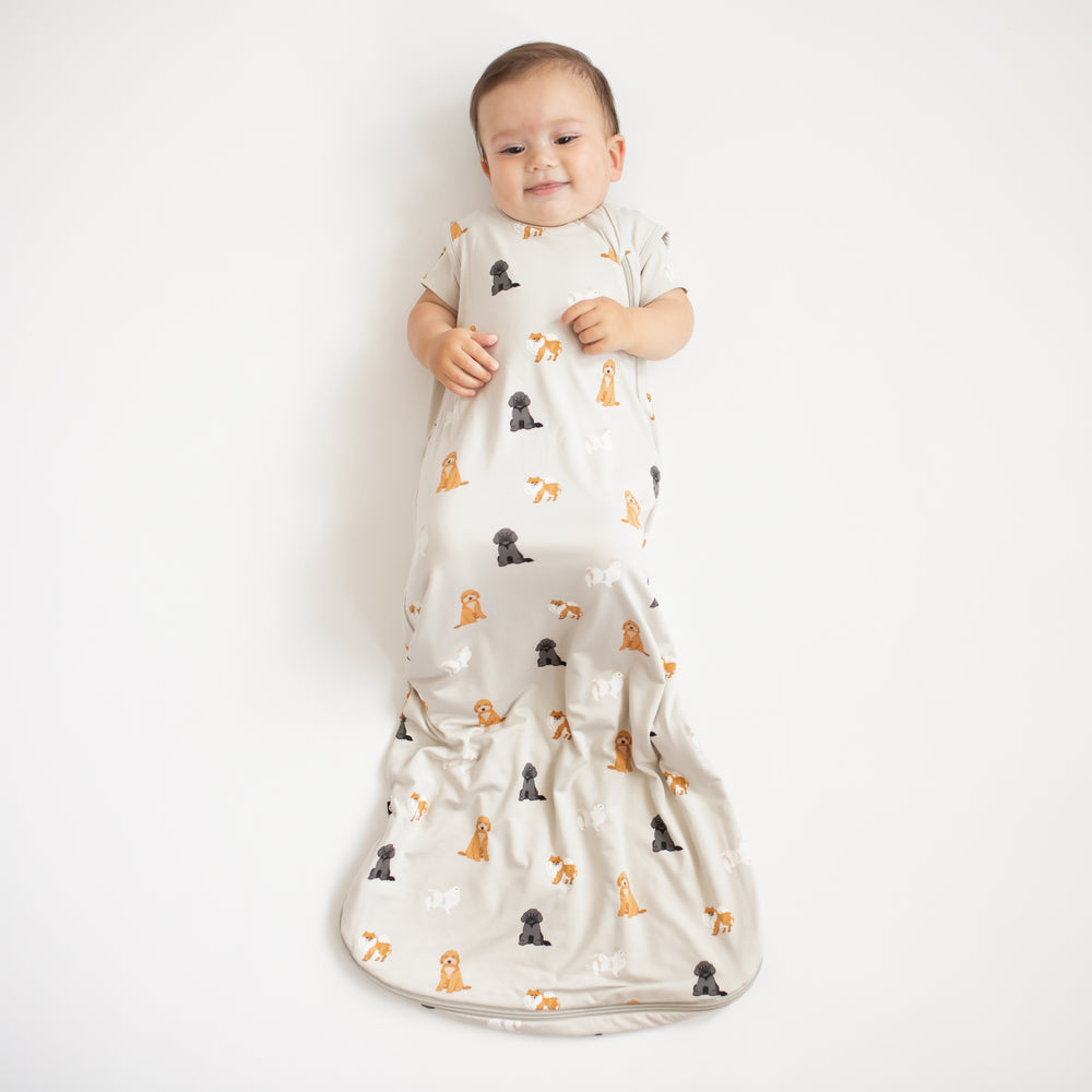 Bamboo Sleep Bag in Fluffy Dog 0.5 TOG | Sleep Sack | Kyte Baby