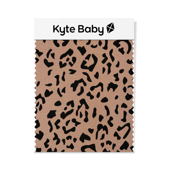 Knotted Bow Headband in Latte Leopard