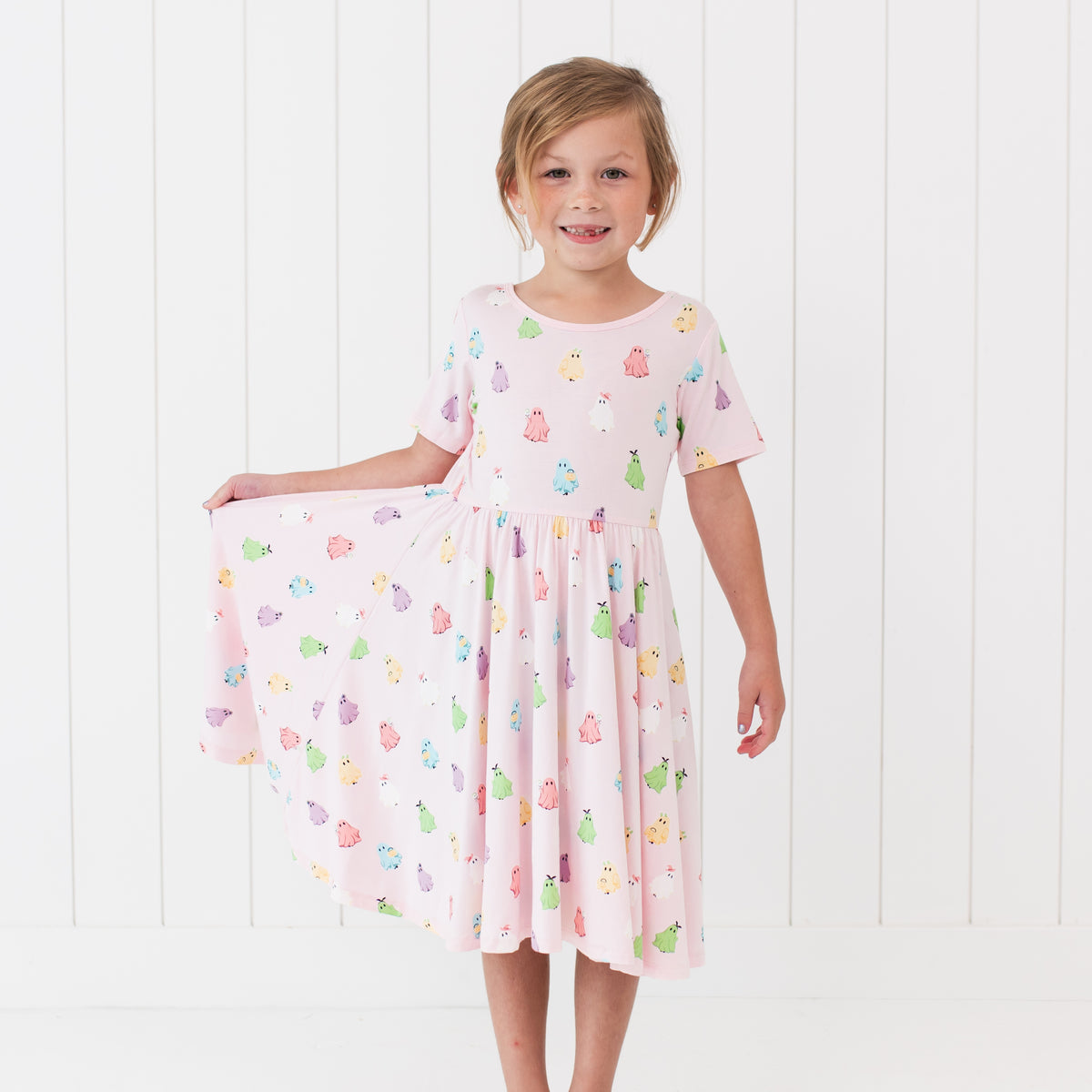 Twirl Dress in Pastel Ghost