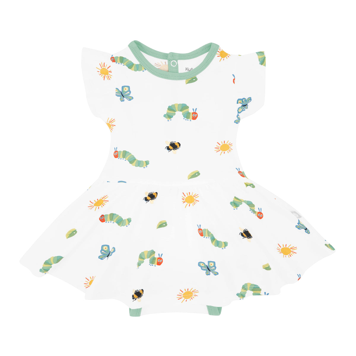 The Very Hungry Caterpillar™ Twirl Bodysuit Dress | Kyte Baby