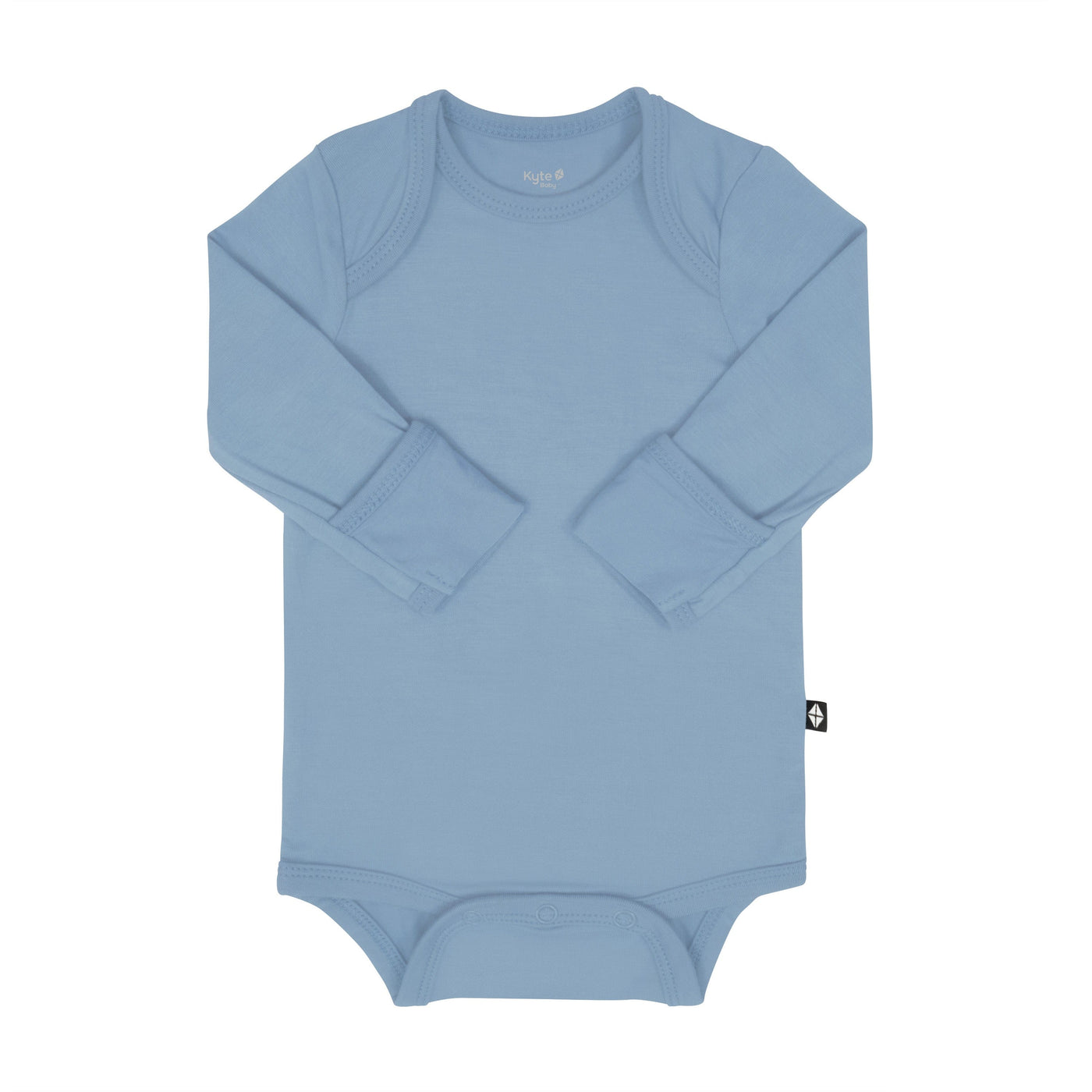 Long Sleeve Bodysuit in Slate | Infant Bodysuit | Kyte Baby