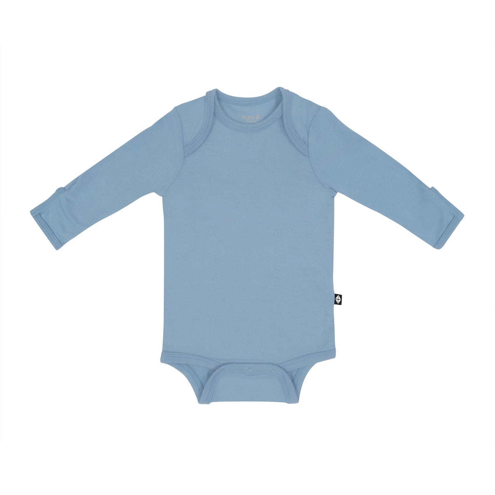 Long Sleeve Bodysuit in Slate | Infant Bodysuit | Kyte Baby