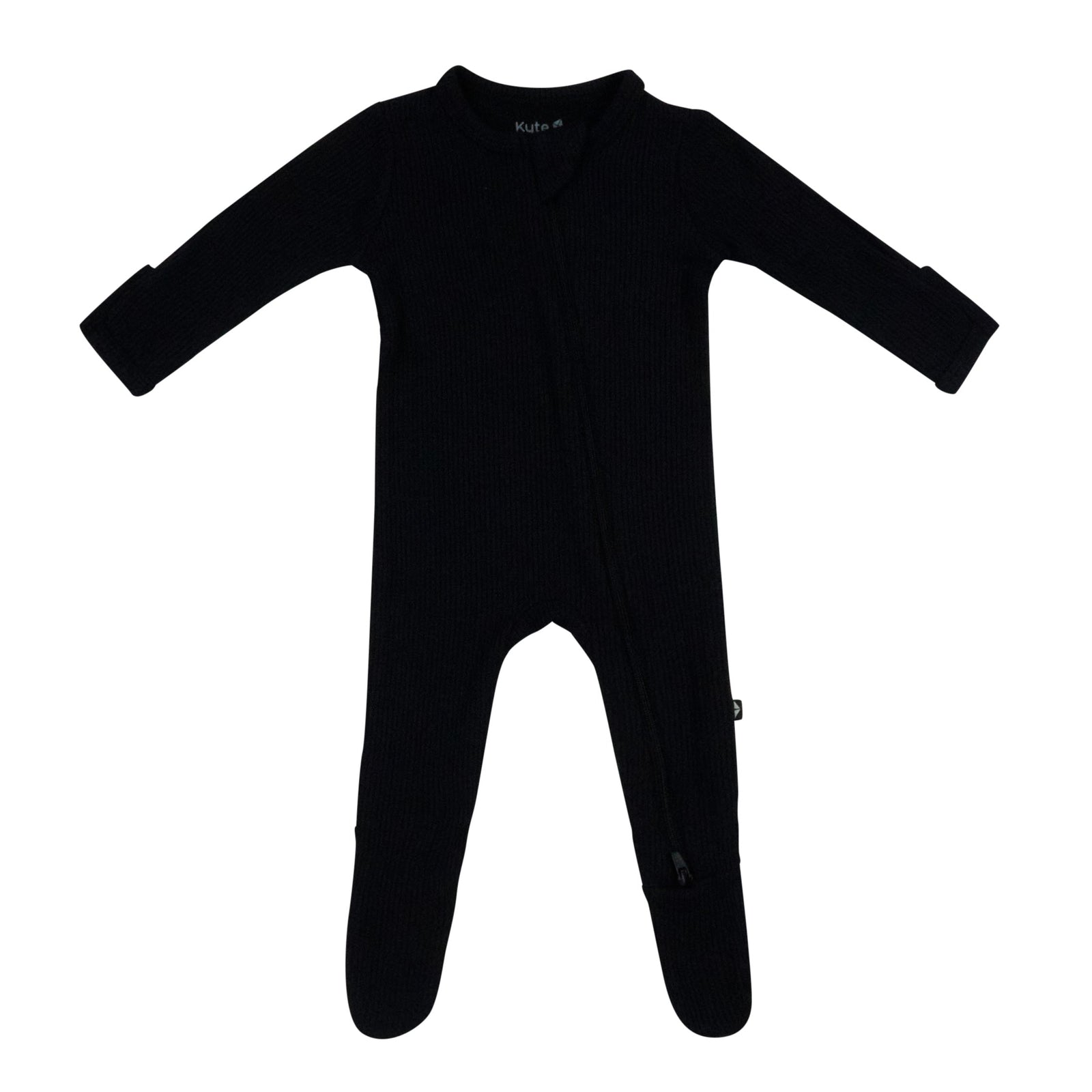 Ribbed Zipper Footie in Midnight | Footie Pajamas | Kyte Baby