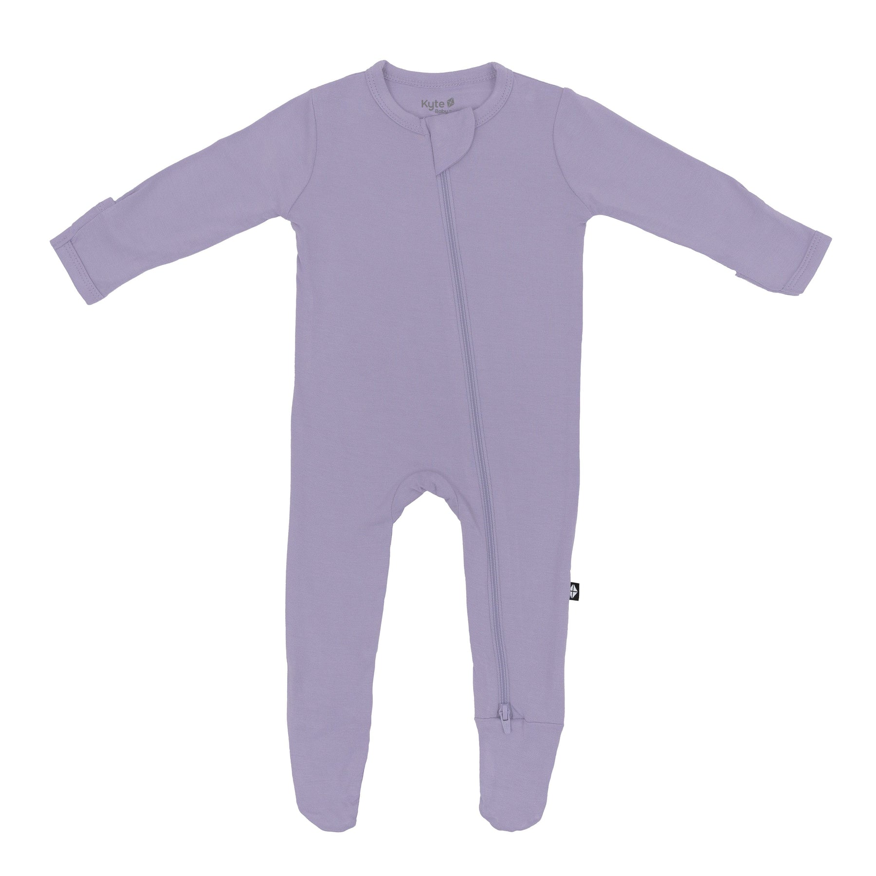 Shop Zippered Footie in Taro | Kyte Baby