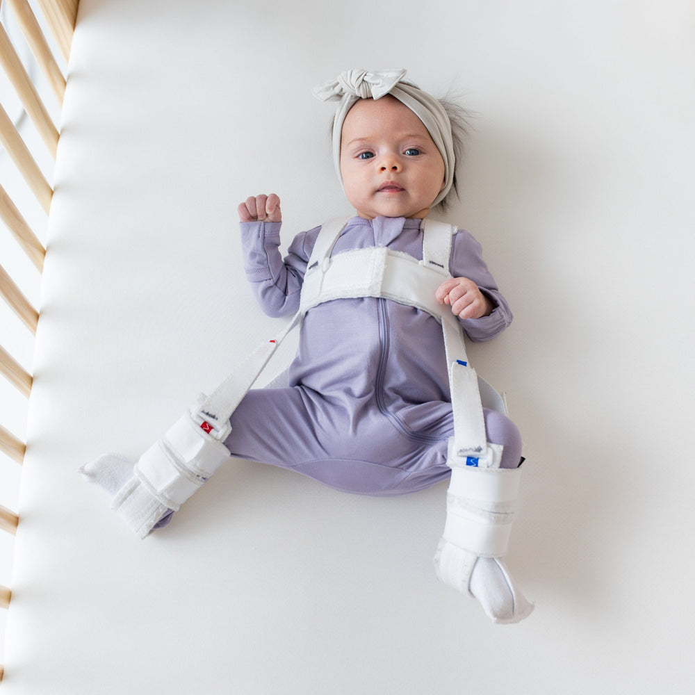 Zippered Romper in Taro | Romper Pajamas | Kyte Baby