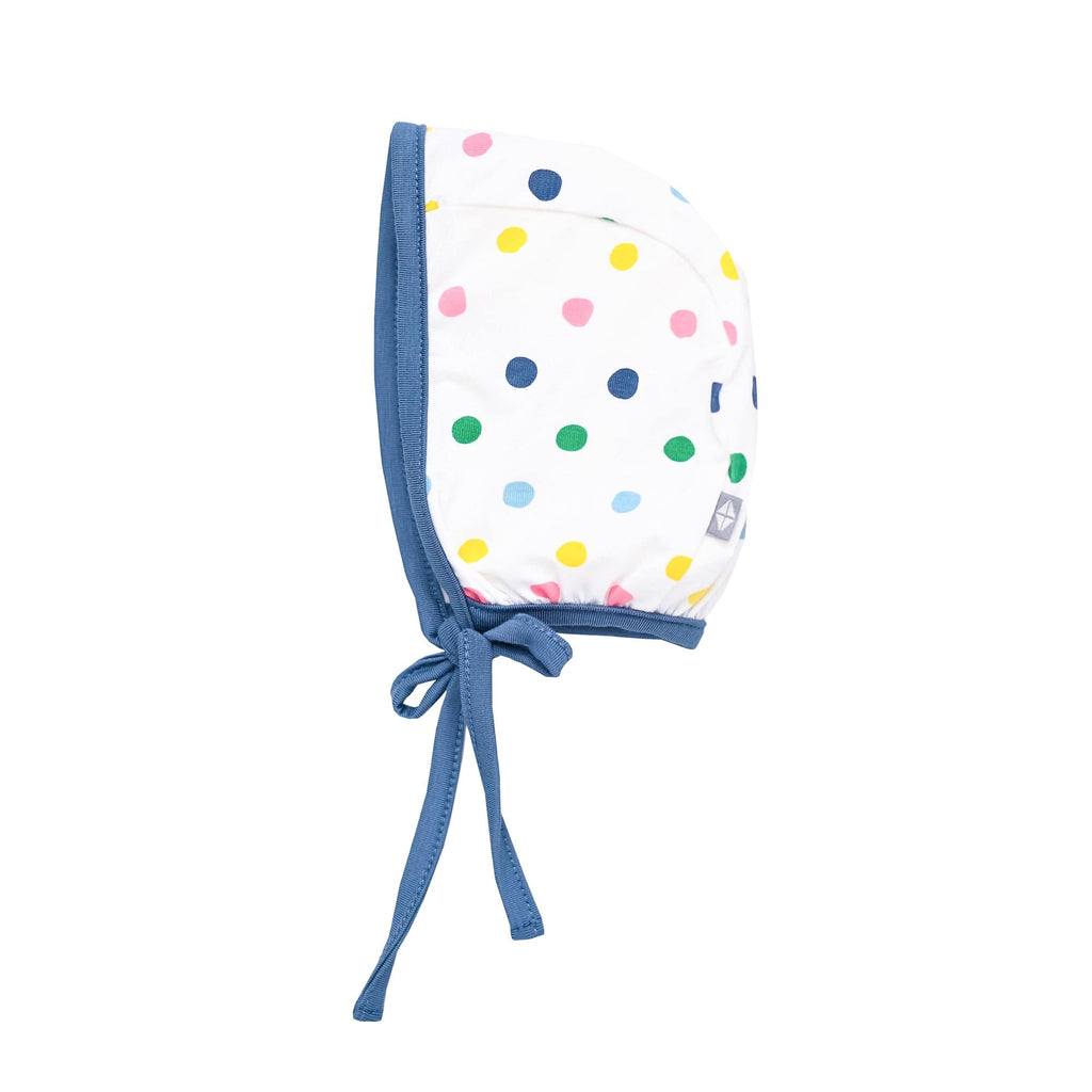 Baby Bonnet in Spring Polka Dots