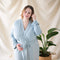 Women’s Lounge Robe in Fog | Bamboo Robe | Kyte Baby